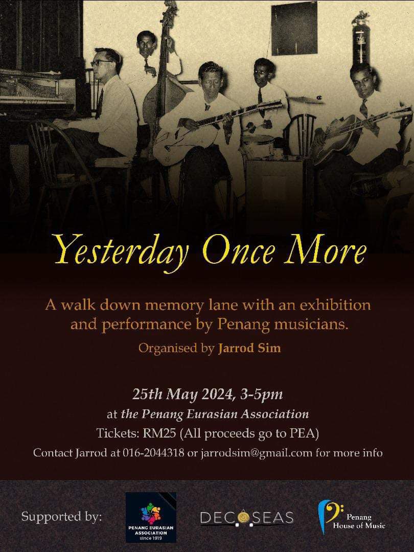 Experience Penang’s Eurosian Musical Legacy at “Yesterday Once More ...